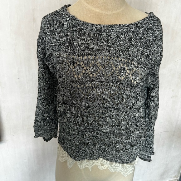 American Rag | Sweaters | Nwt Anthropologie American Rag Lace Shabby ...
